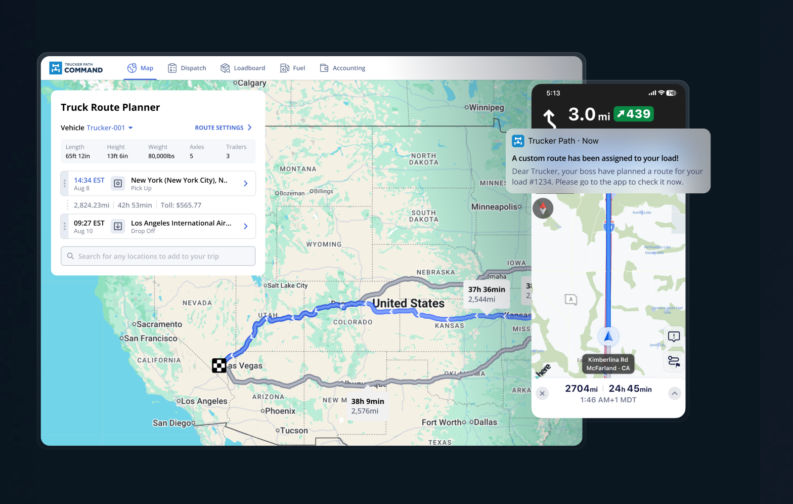 Trucker Path Fleets Navpro